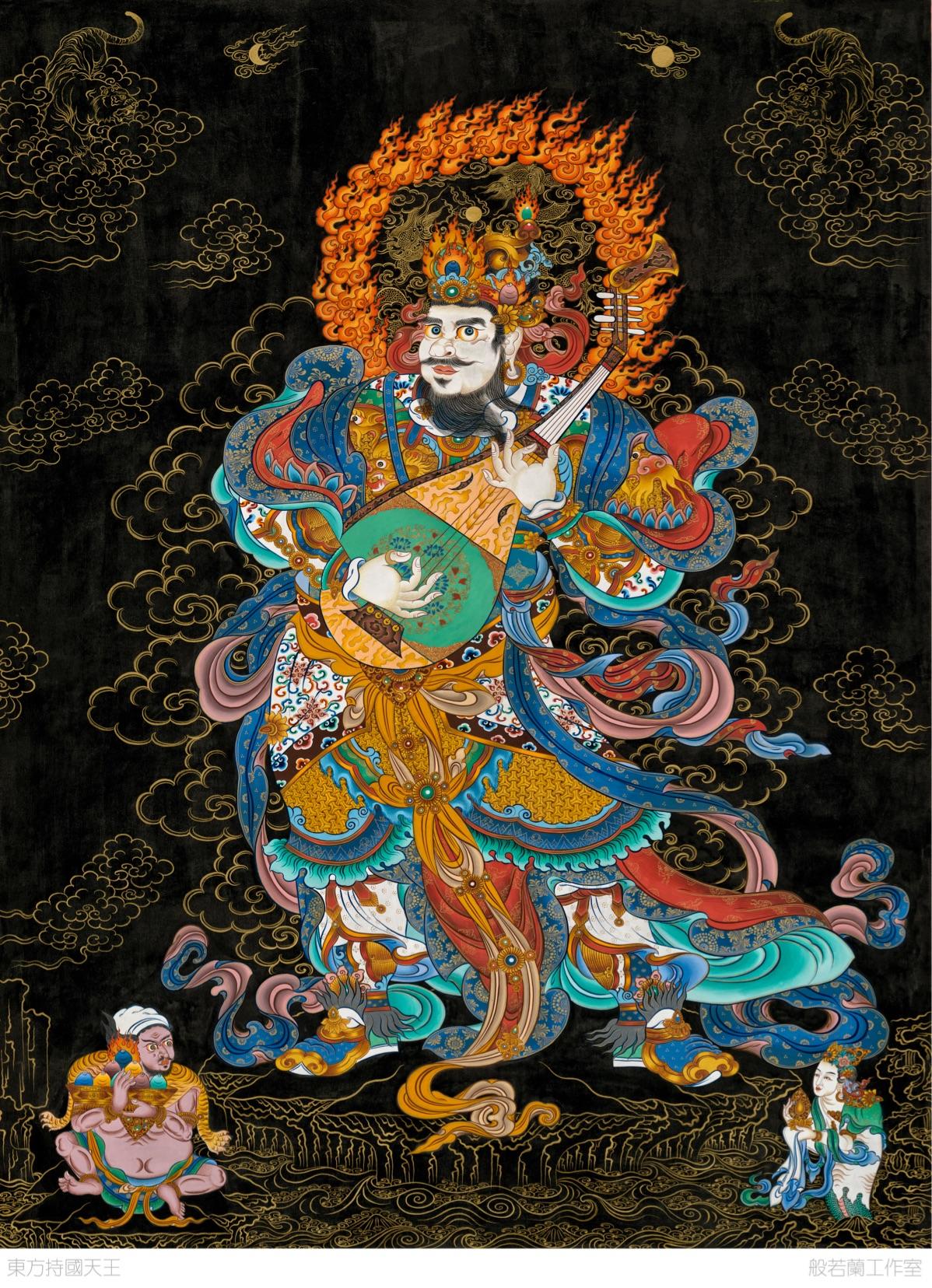 般若兰唐卡作品《東方持國天王》版画 | Yoopay