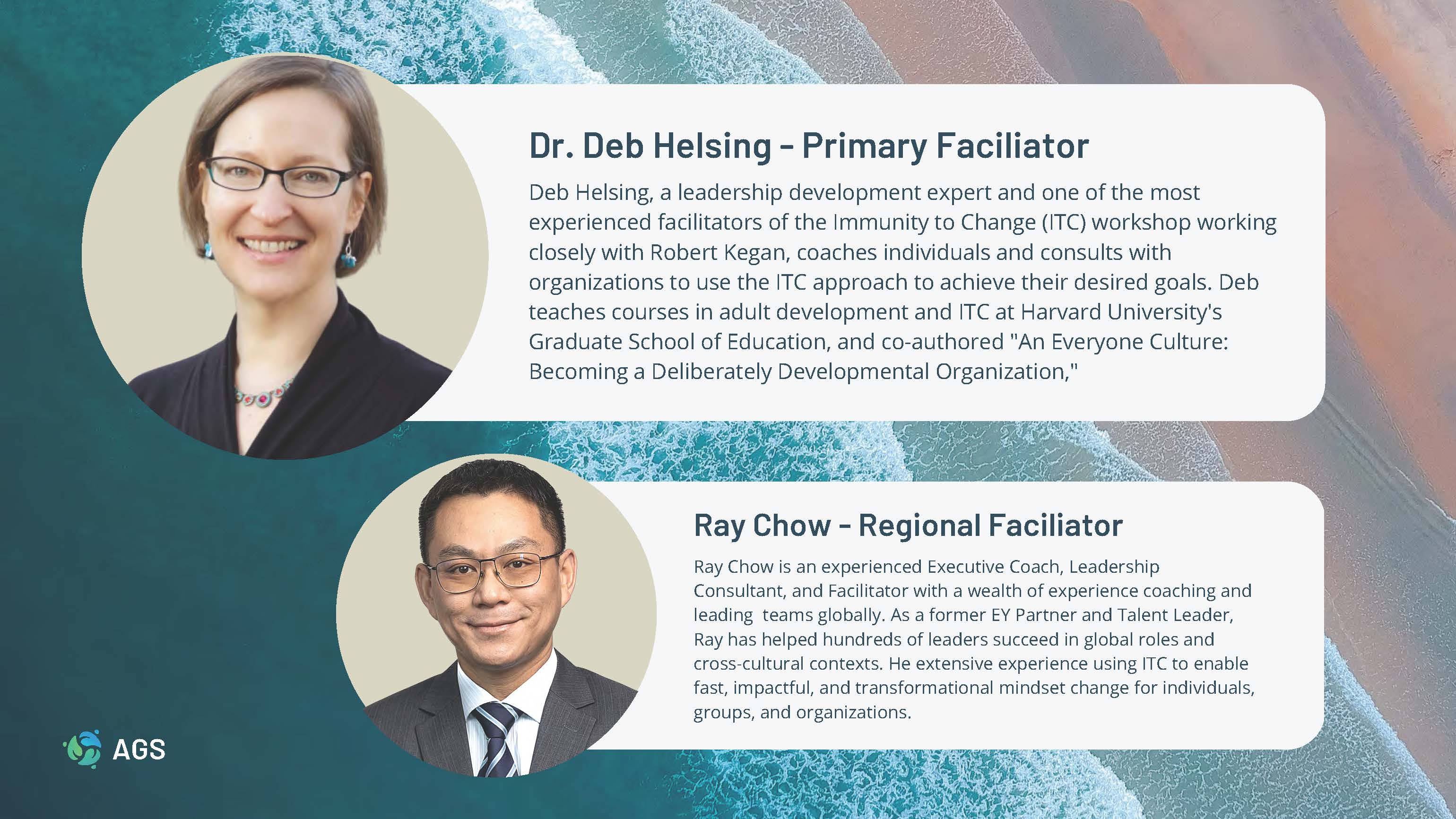 Immunity To Change™研讨会-亚太地区 - Wednesday, May 24 08:00 to Friday, May 26 ...