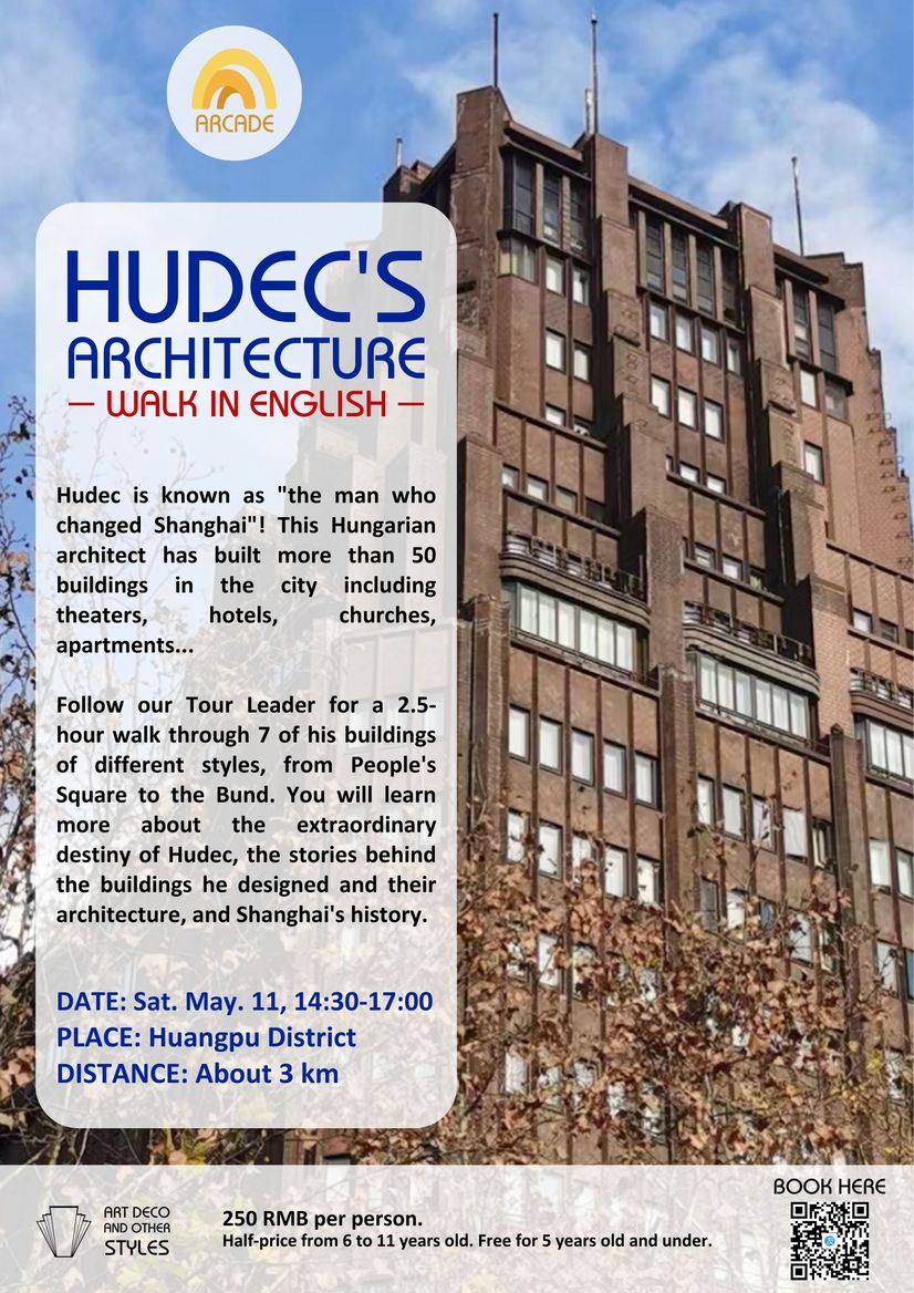 Hudec's Architecture - Walk in English - Saturday, May 11, 2024 14:30 ...