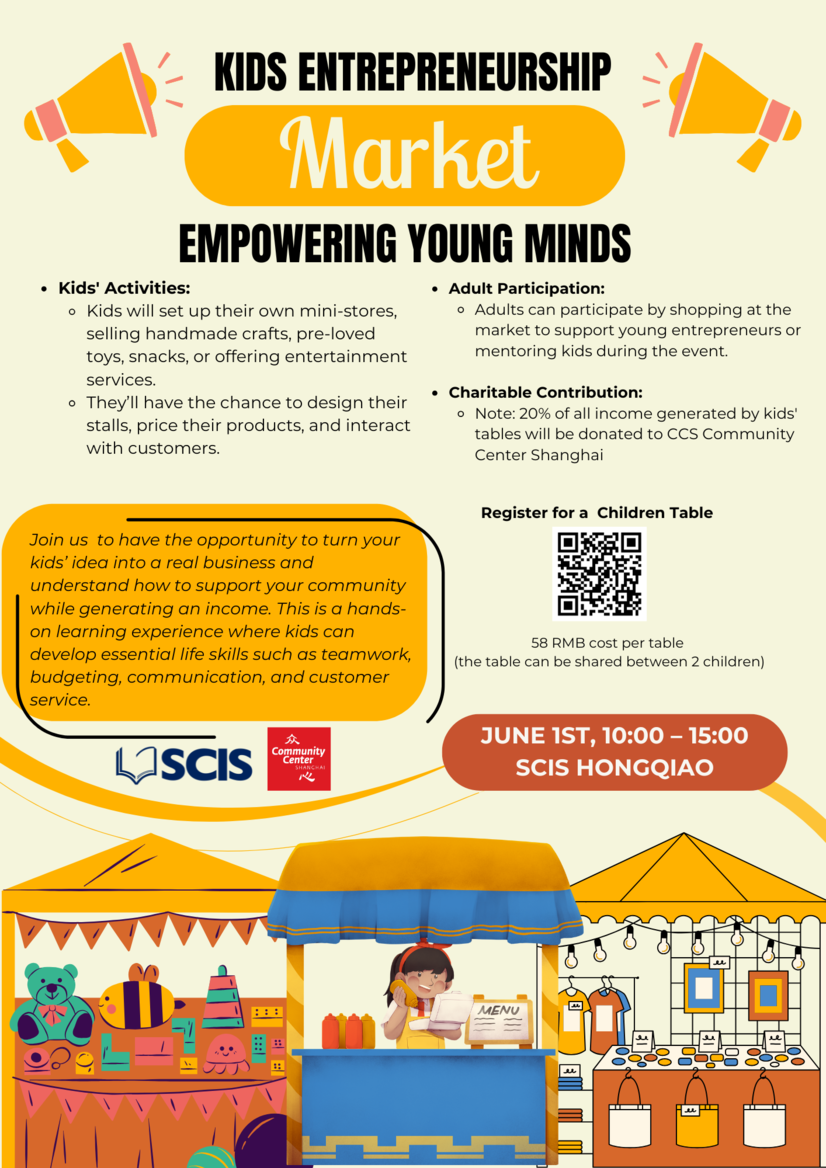 KIDS ENTREPRENEURSHIP MARKET-Empowering Young Minds（For Children table ...
