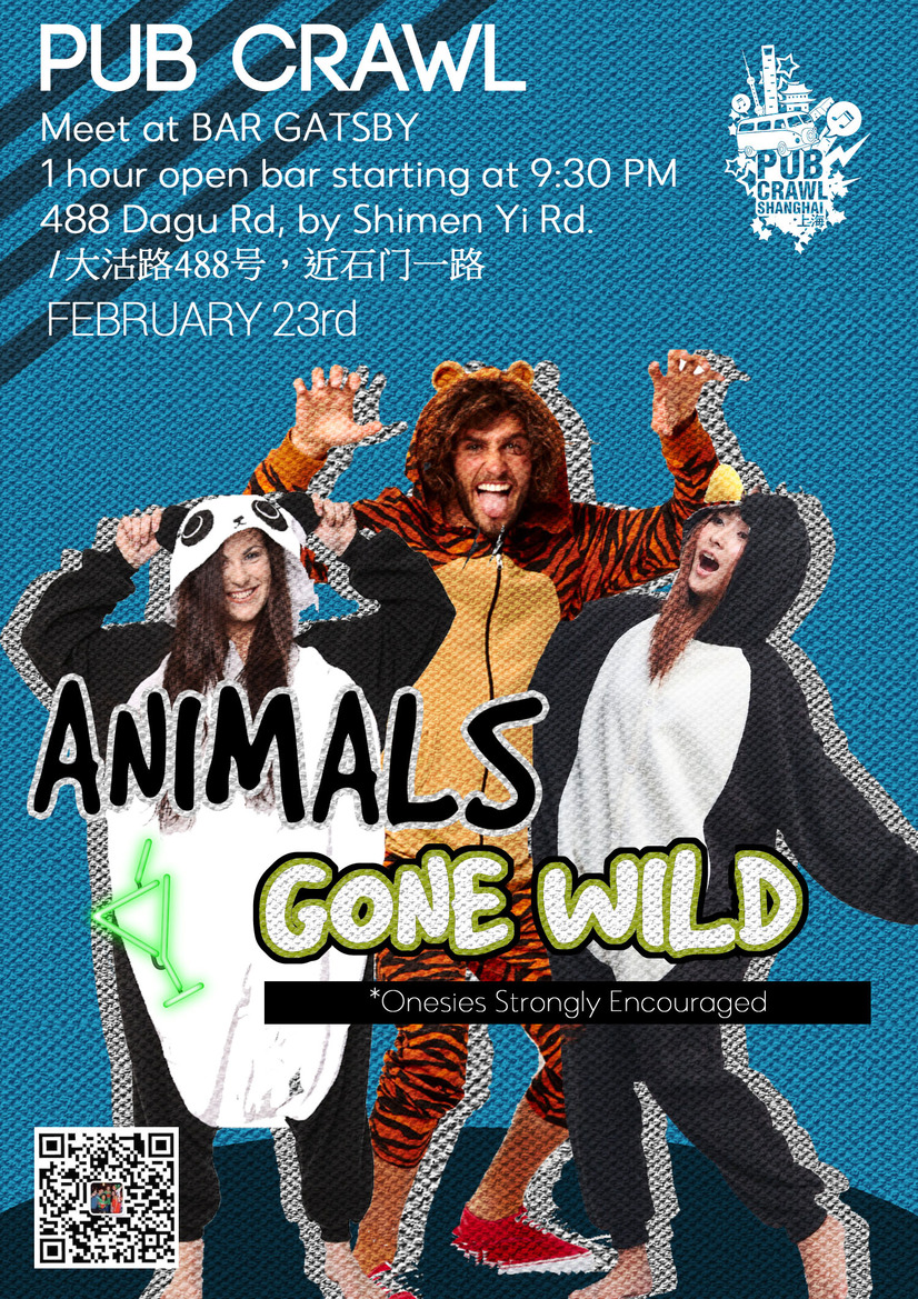 Animal Gone Wild Pub Crawl: Saturday,February 27th , 2016 - Saturday ...