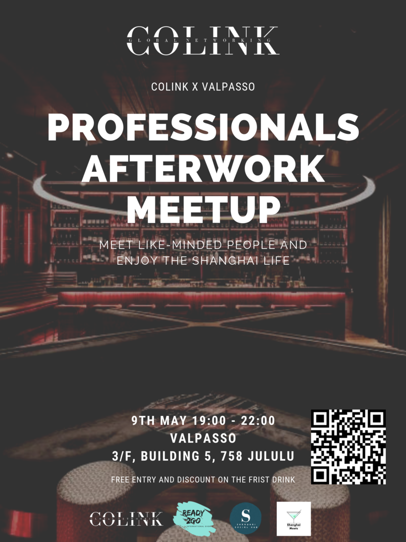 9th May | COLINK X Valpasso Professionals Afterwork Meetup - Thursday ...