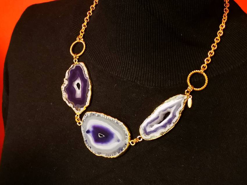 Necklace "Violet Lagoon" | Yoopay