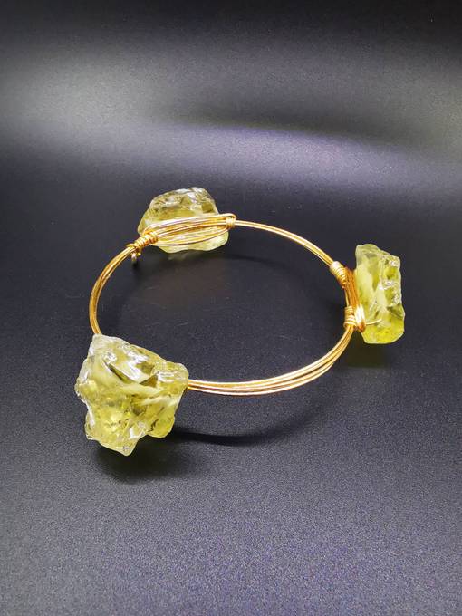 Citrine Bangle Bracelet | Yoopay
