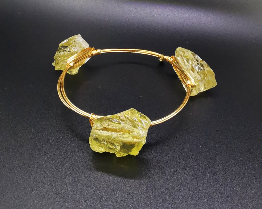 Citrine Bangle Bracelet | Yoopay